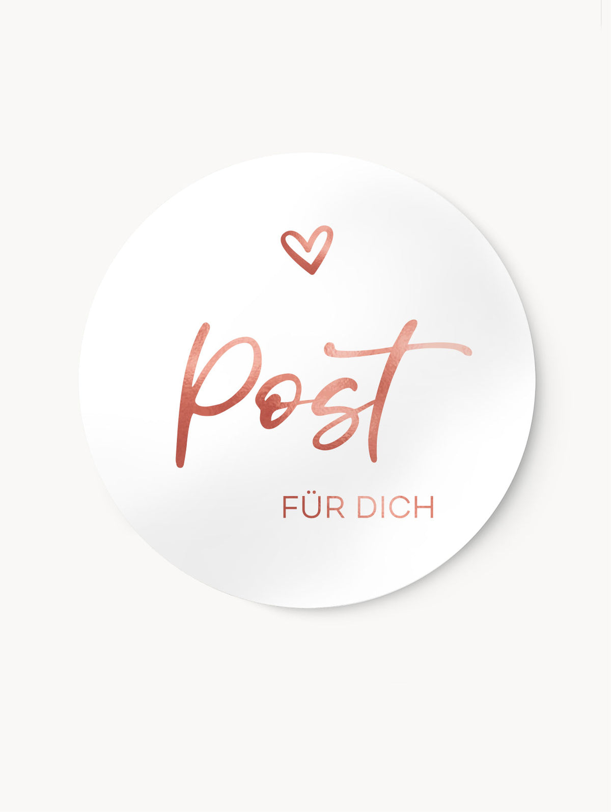 Aufkleber Post für Dich | Etiketten für Briefpost, Pakete, Grußkarten ...