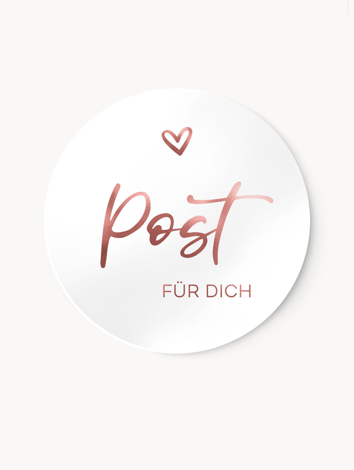 Aufkleber Post für Dich | Etiketten für Briefpost, Pakete, Grußkarten ...