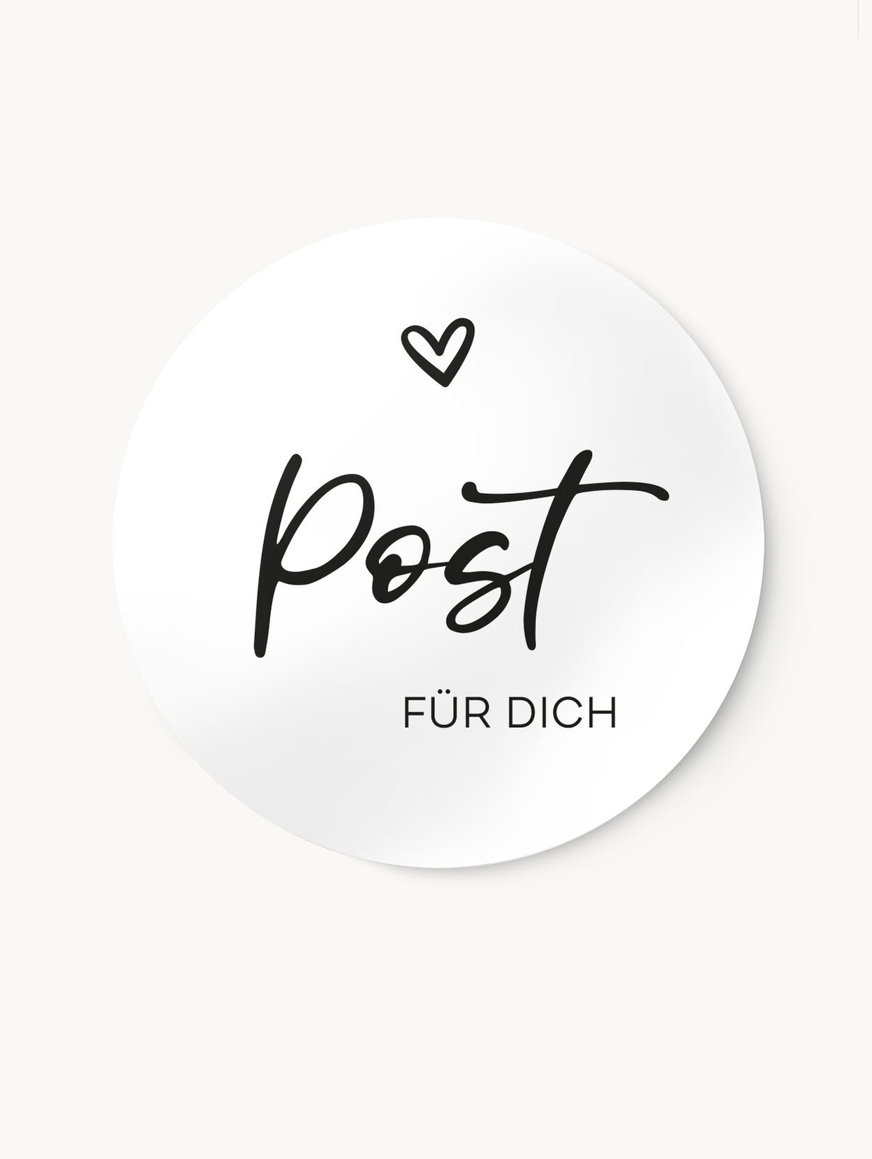 Aufkleber Post für Dich | Etiketten für Briefpost, Pakete, Grußkarten ...